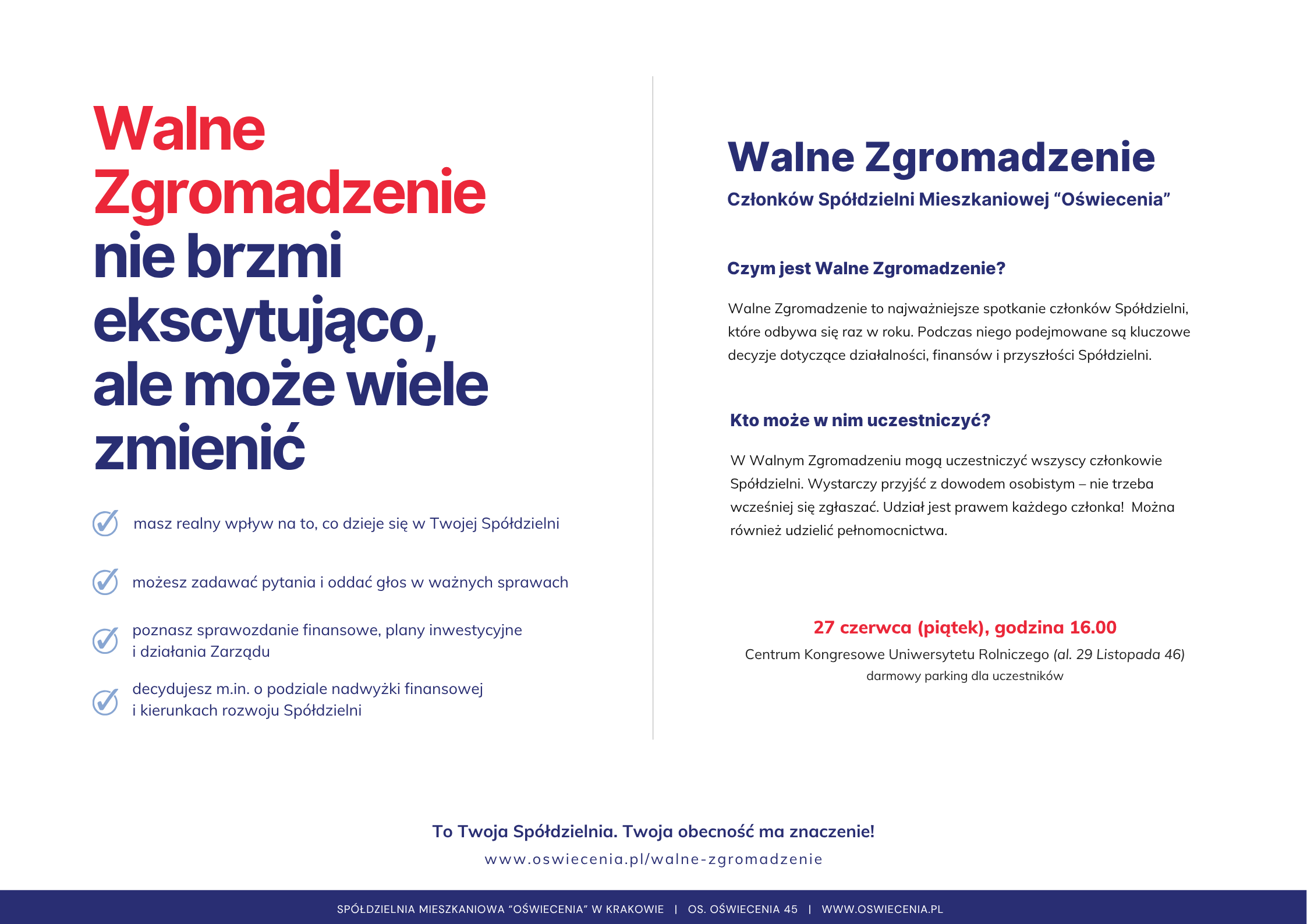 Zbliża się Walne Zgromadzenie 2025 – informacje dla mieszkańców - SM ...